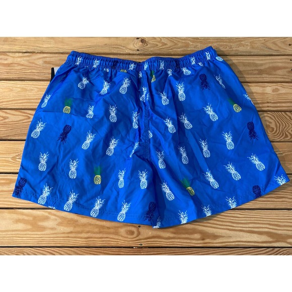 Tsla | Swim | Nwt Tsla Pineapple Swim Shorts Size 2xl Mens Blue | Poshmark